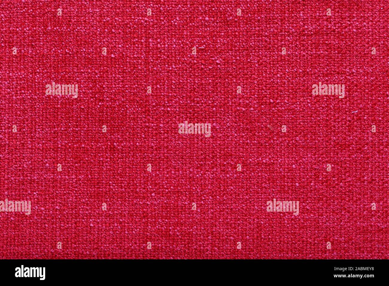 Coral red fiber texture polyester close-up. tissue structure closeup ...