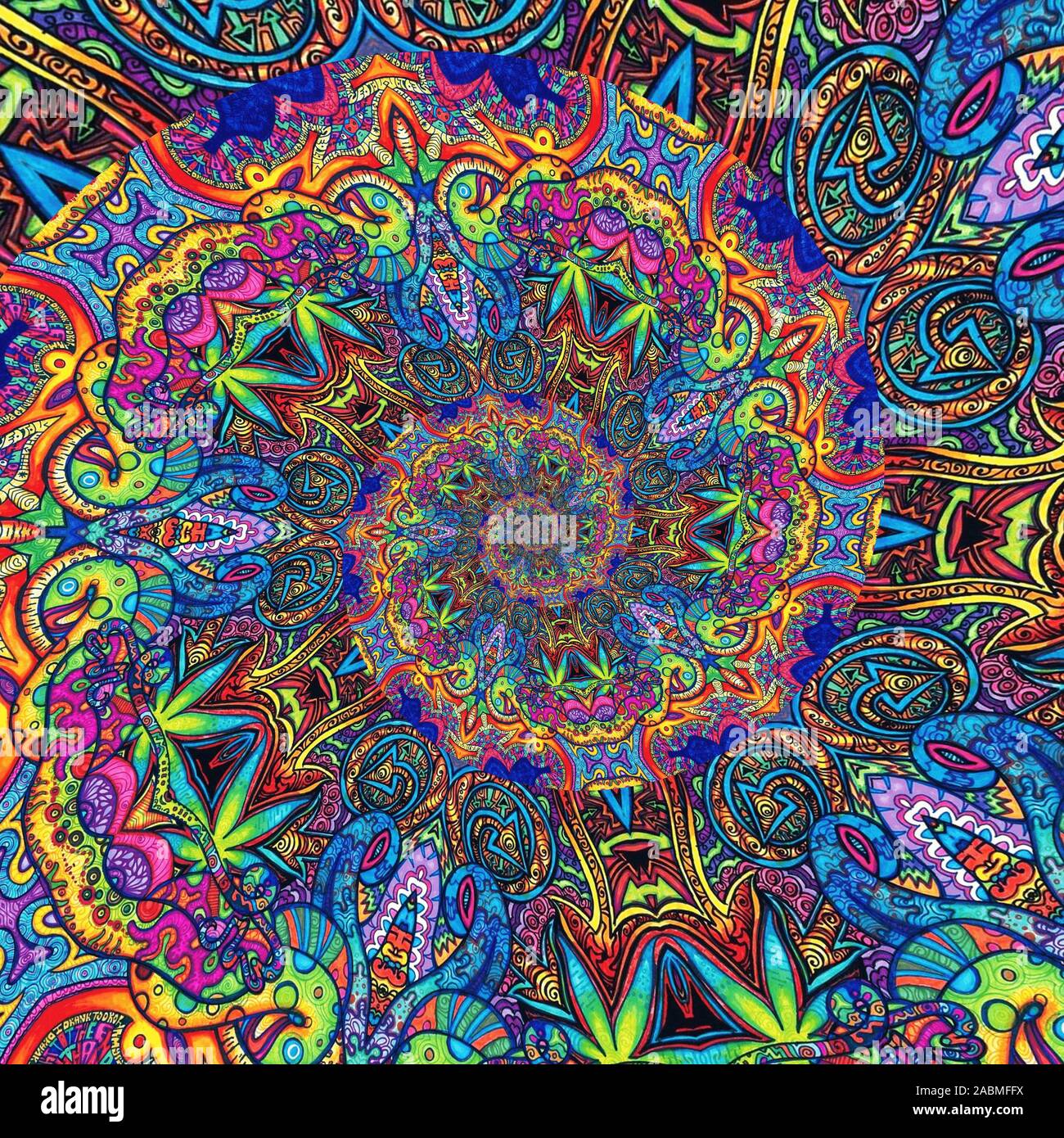 COLORFUL LSD WALLPAPERS Stock Photo - Alamy