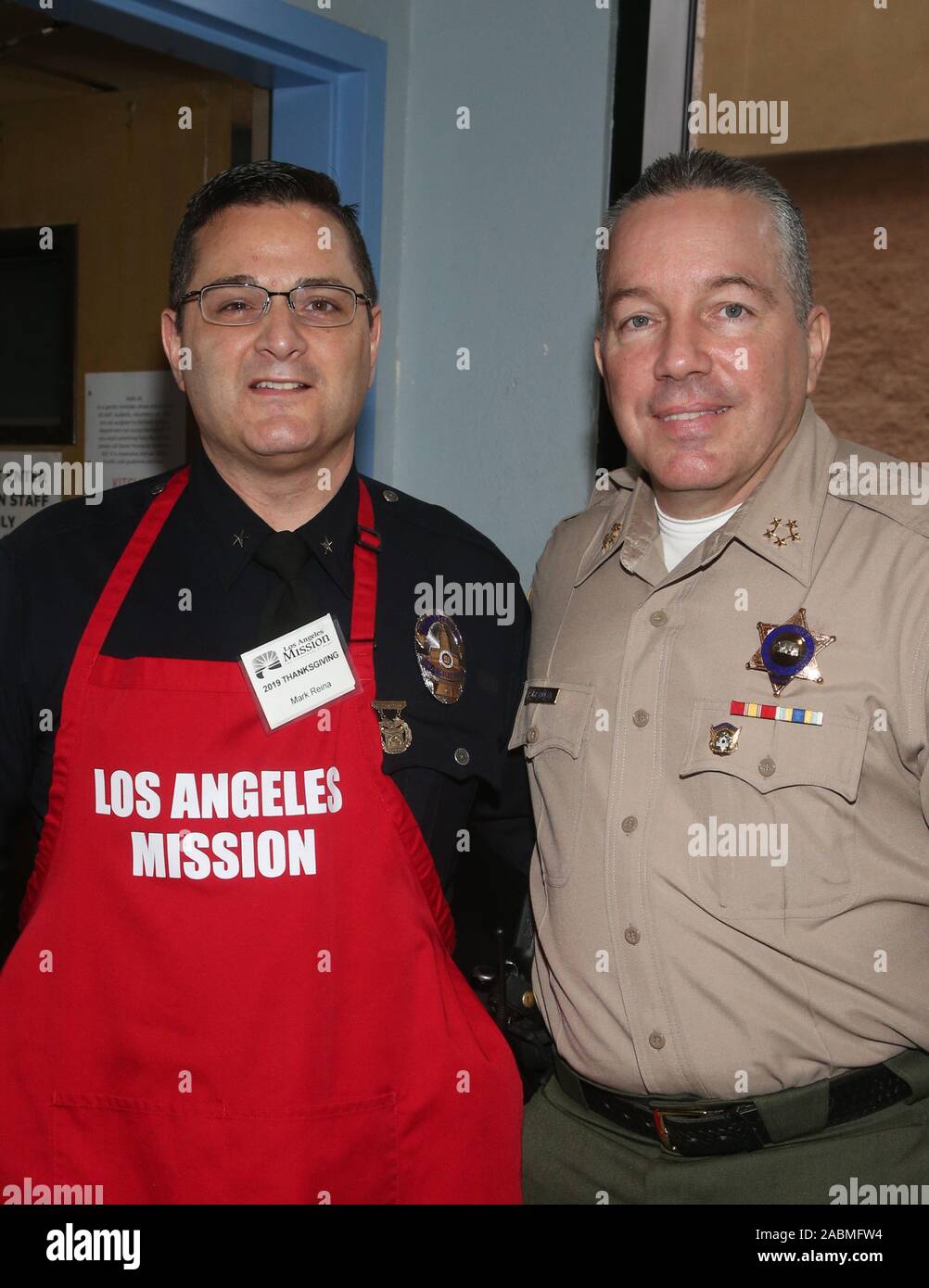 Los Angeles Mission, California, USA. 27th Nov, 2019. LOS ANGELES, CA ...