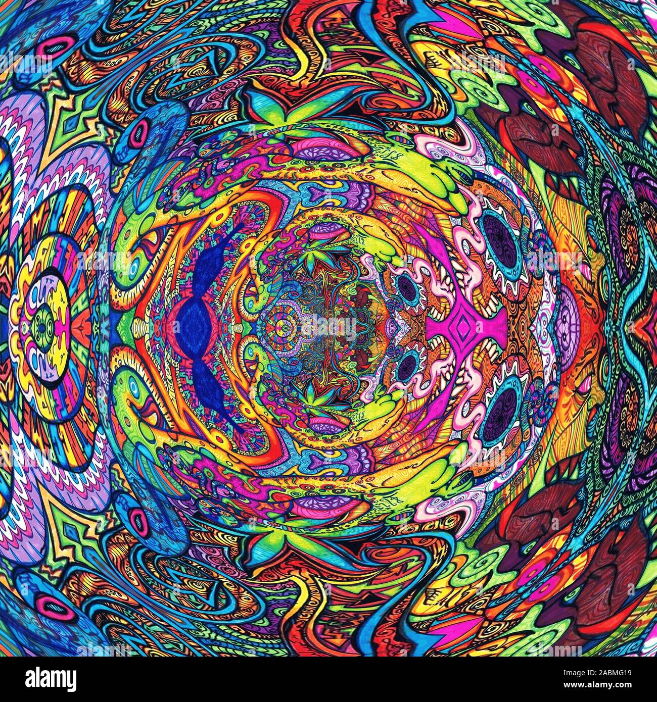 COLORFUL LSD WALLPAPERS Stock Photo - Alamy