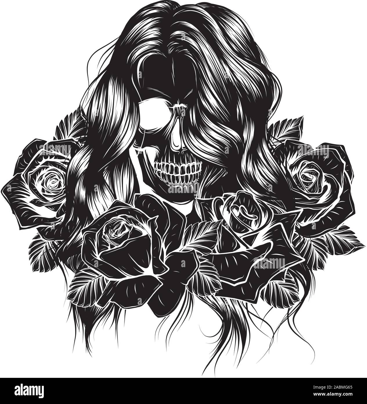 Girl Skeleton Sketch