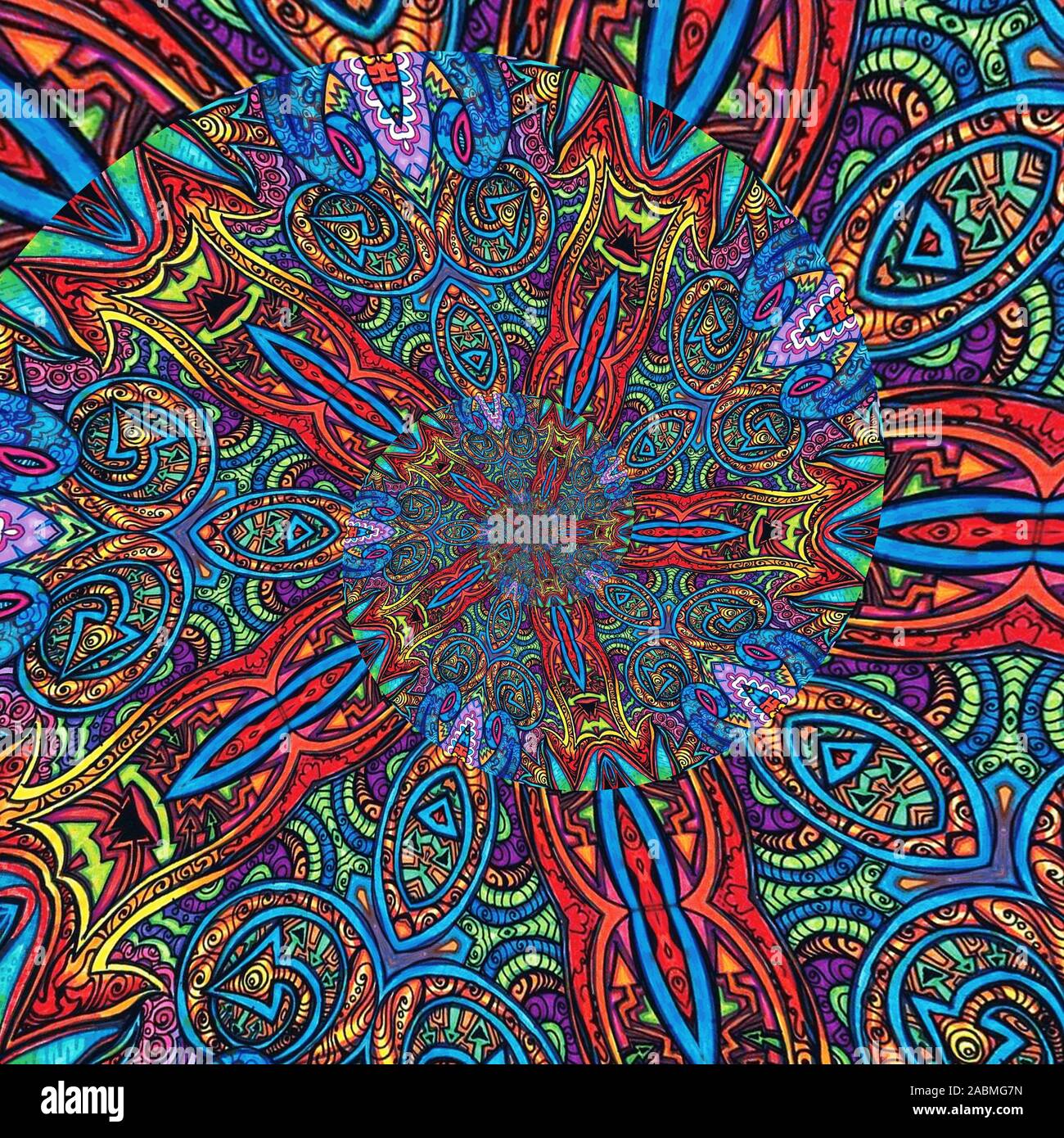 COLORFUL LSD WALLPAPERS Stock Photo - Alamy