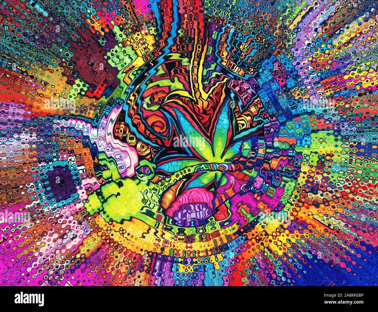 COLORFUL LSD WALLPAPERS Stock Photo - Alamy