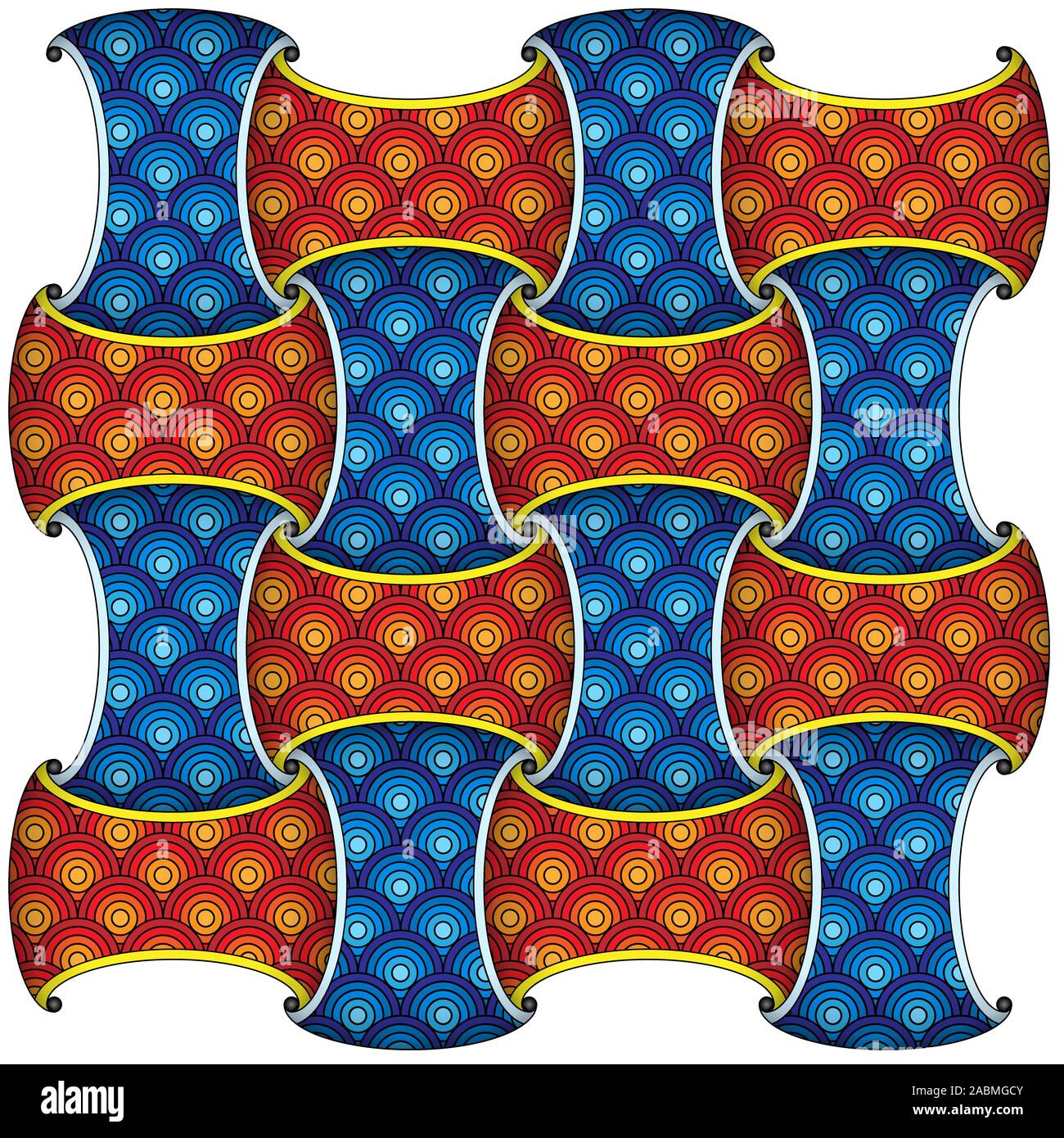 Design elements circles color patterns Stock Vector Image & Art - Alamy