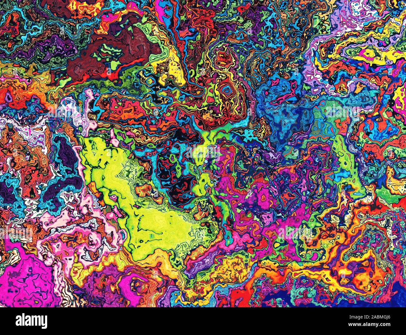 COLORFUL LSD WALLPAPERS Stock Photo - Alamy