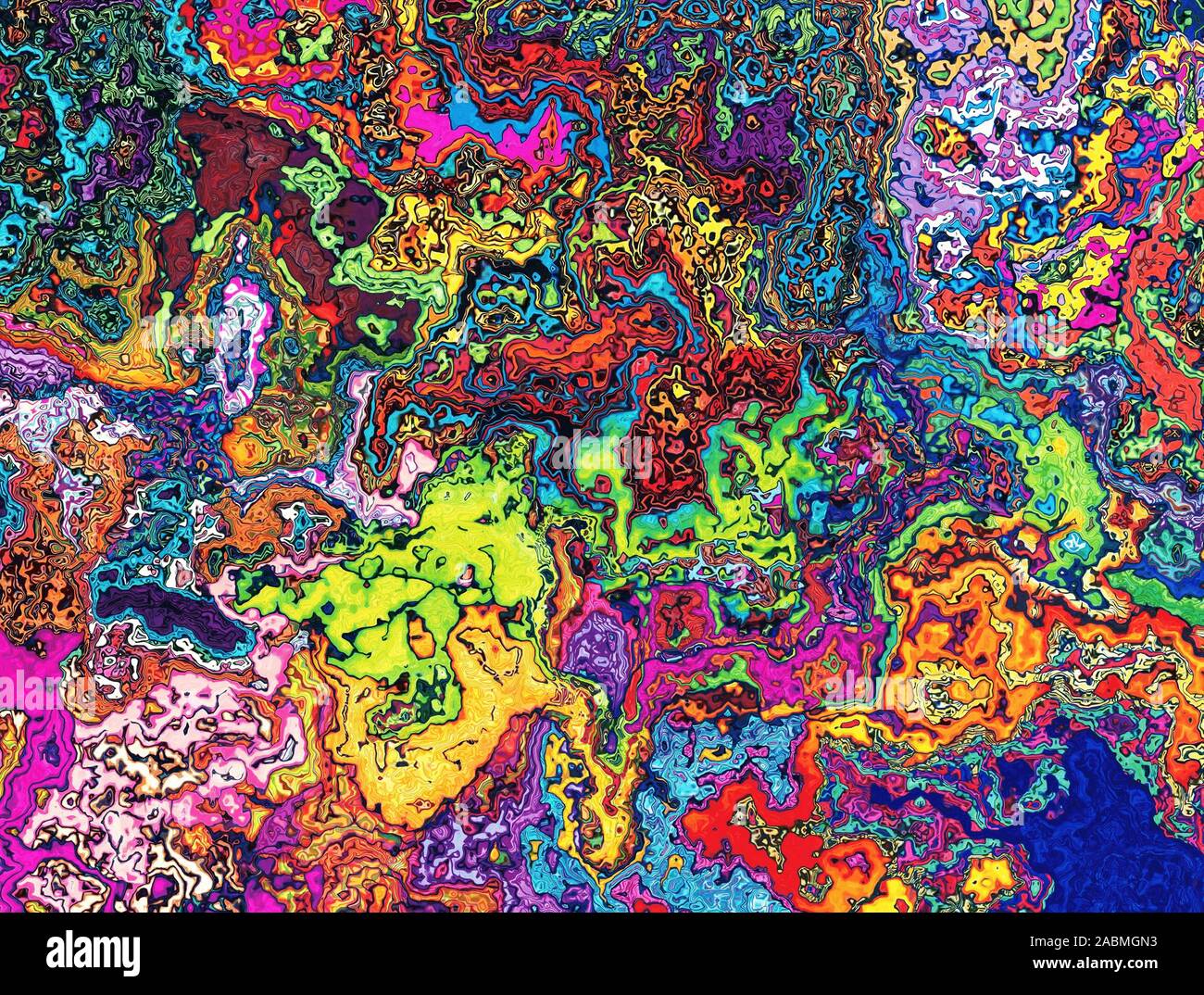 COLORFUL LSD WALLPAPERS Stock Photo - Alamy