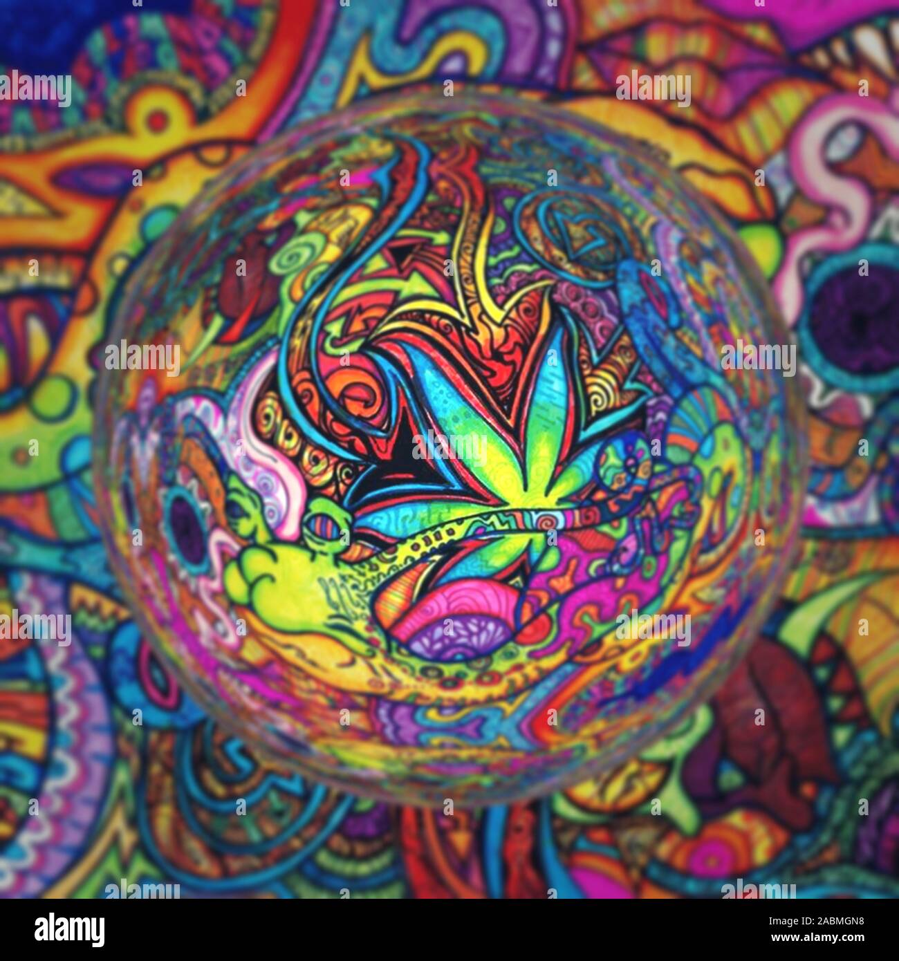 COLORFUL LSD WALLPAPERS Stock Photo - Alamy
