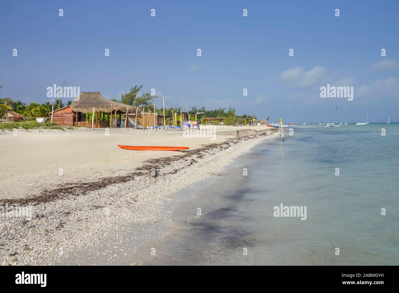 Sandstrand, Isla Holbox, Quintana Roo, Mexiko Stock Photo - Alamy