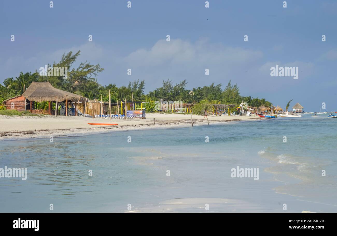 Sandstrand, Isla Holbox, Quintana Roo, Mexiko Stock Photo - Alamy