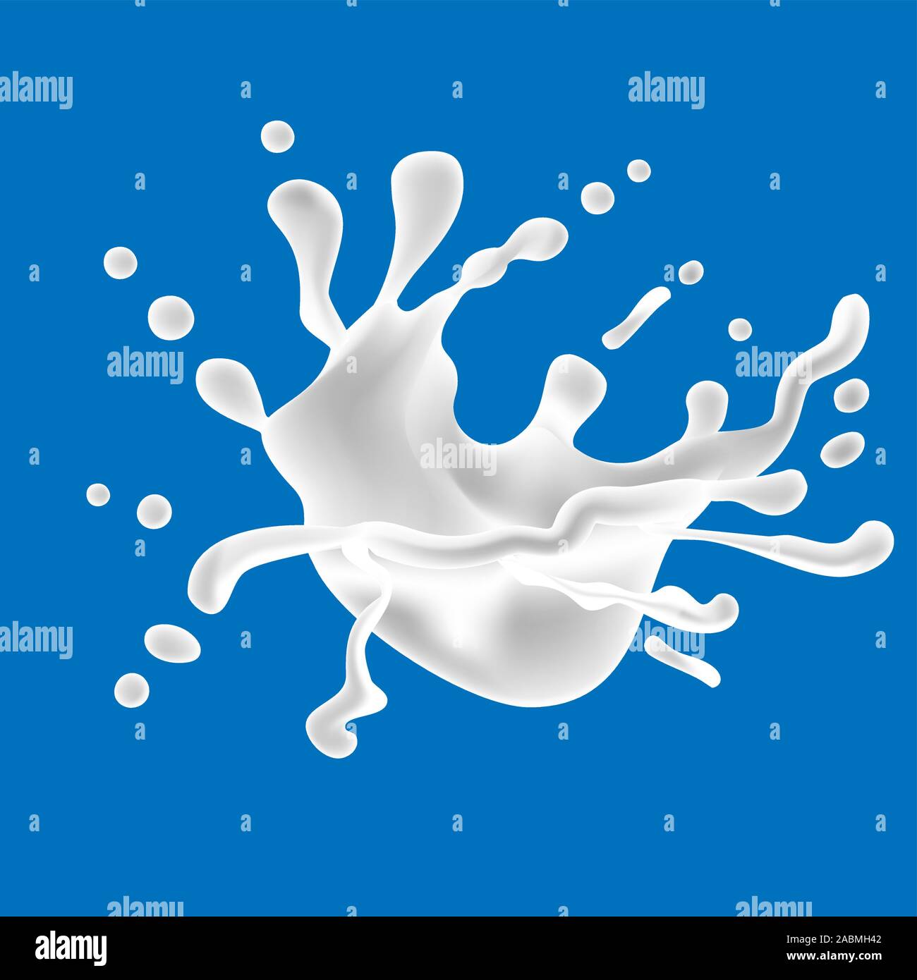 Paint splash. Splashes of milk, great design for any purposes. Fresh ...
