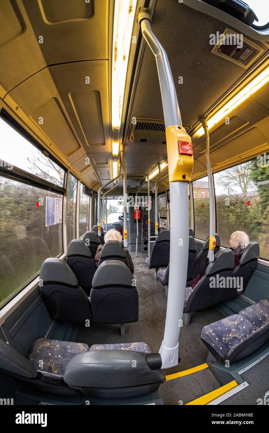 Bus passengers interior hi-res stock photography and images - Alamy