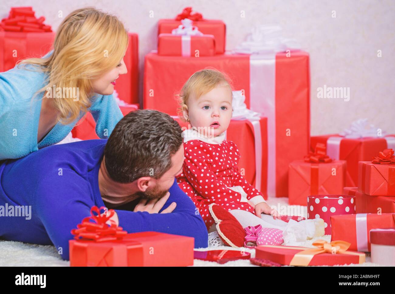 Made to love each other. Traditional family values. Family celebrate ...