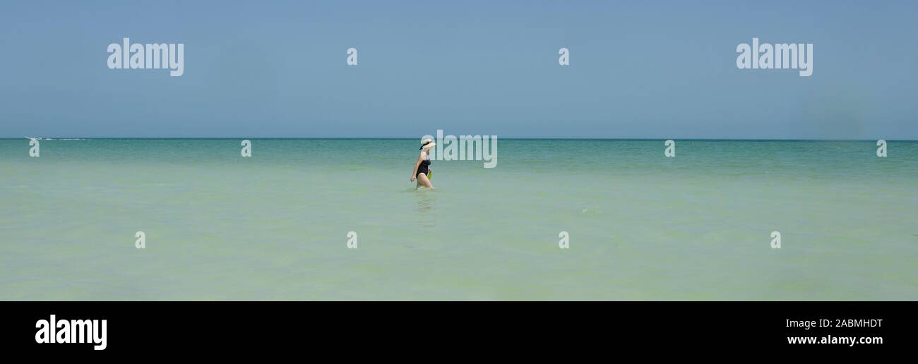 Sandstrand, Isla Holbox, Quintana Roo, Mexiko Stock Photo - Alamy