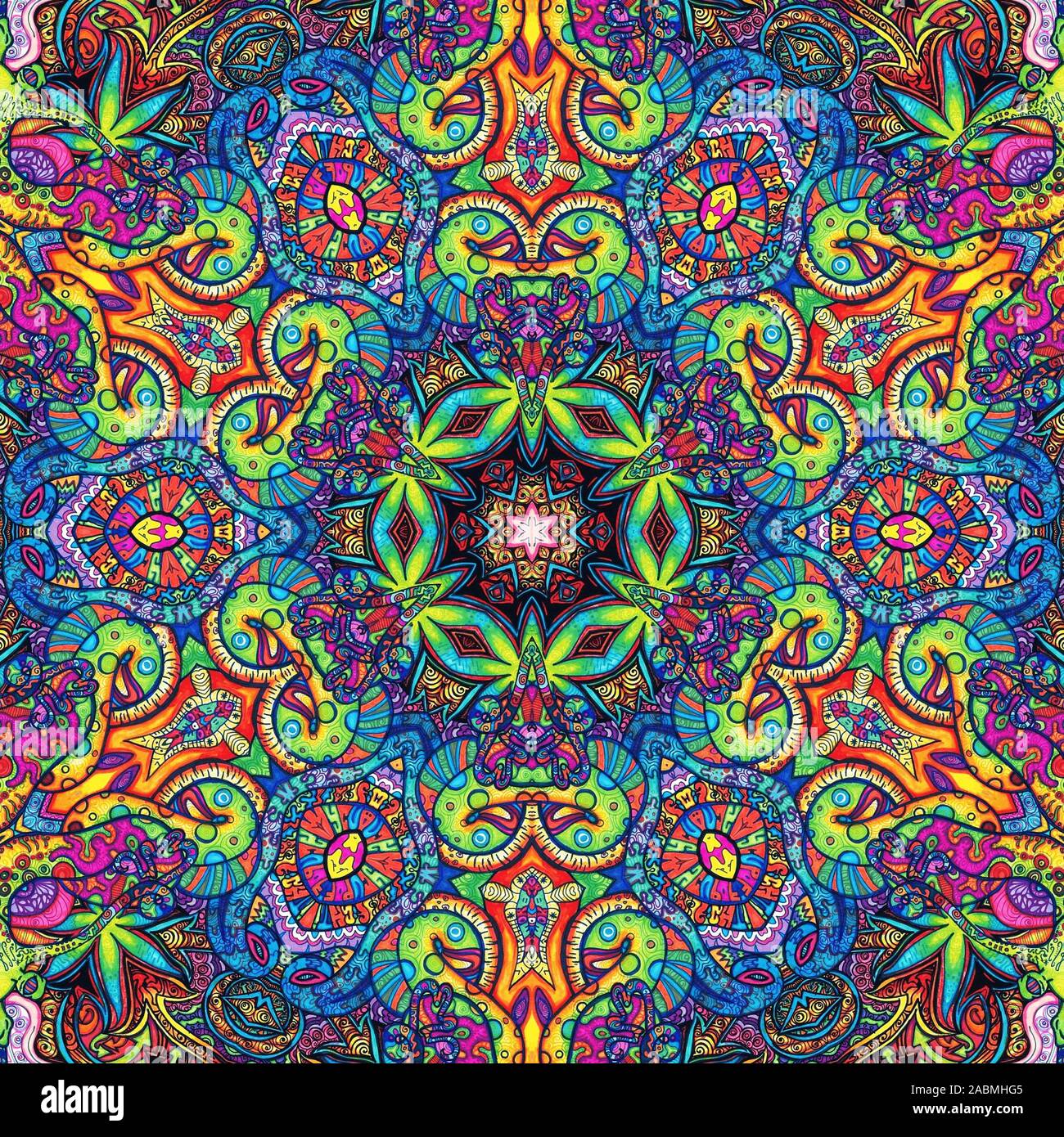 COLORFUL LSD WALLPAPERS Stock Photo - Alamy