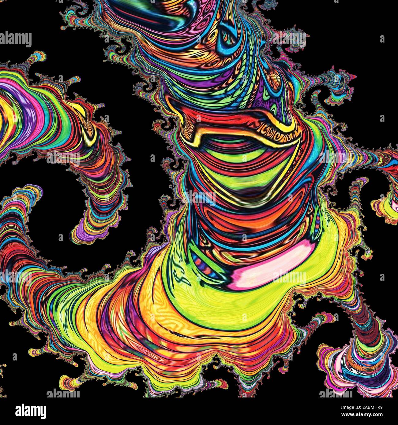 COLORFUL LSD WALLPAPERS Stock Photo - Alamy