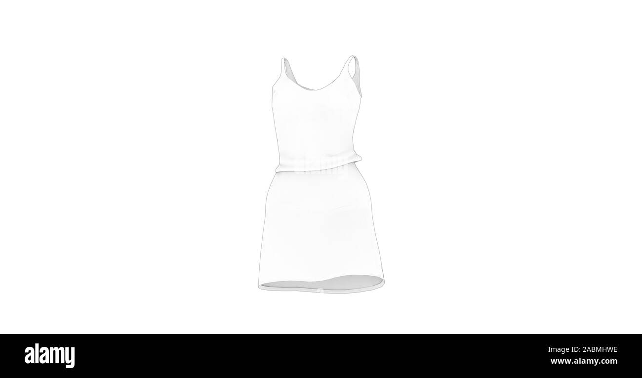 Drawing Dress With Shadow illustration Stock Photo - Alamy