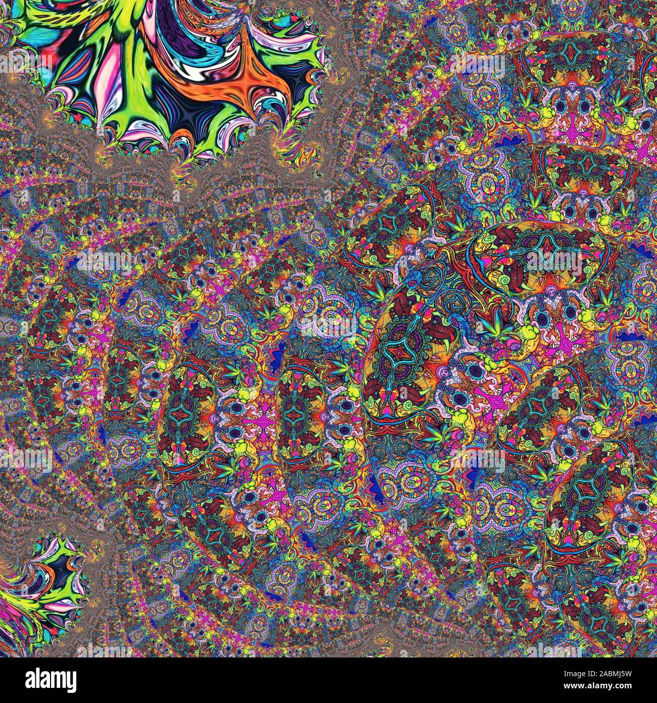 COLORFUL LSD WALLPAPERS Stock Photo - Alamy