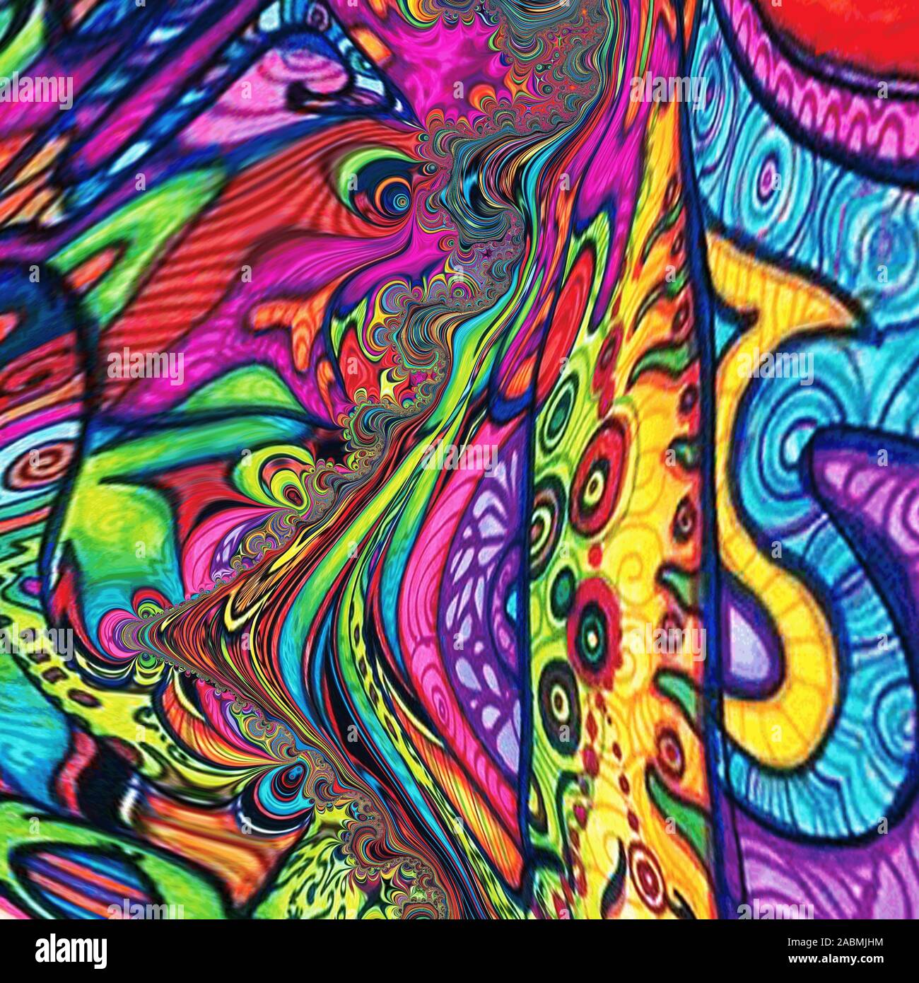 COLORFUL LSD WALLPAPERS Stock Photo - Alamy