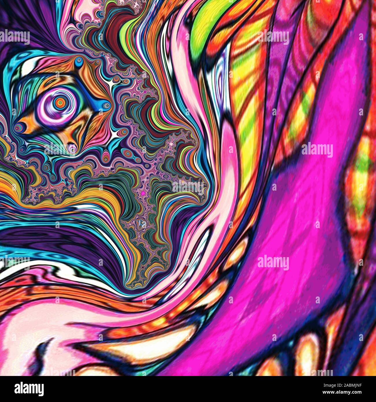 COLORFUL LSD WALLPAPERS Stock Photo - Alamy