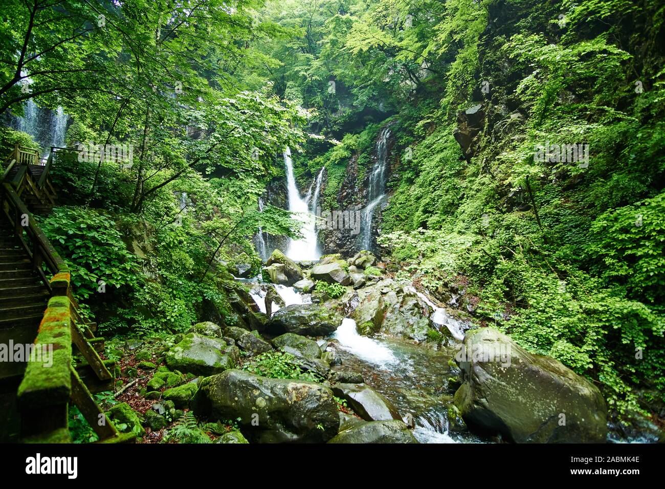 Waterfalls in nikko japan hi-res stock photography and images - Alamy