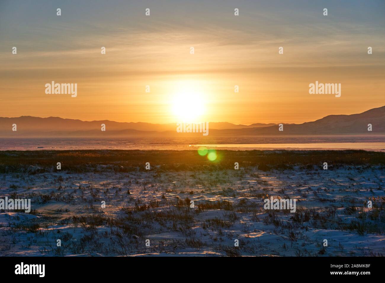 Wasatch mountains sunset utah hi-res stock photography and images - Alamy