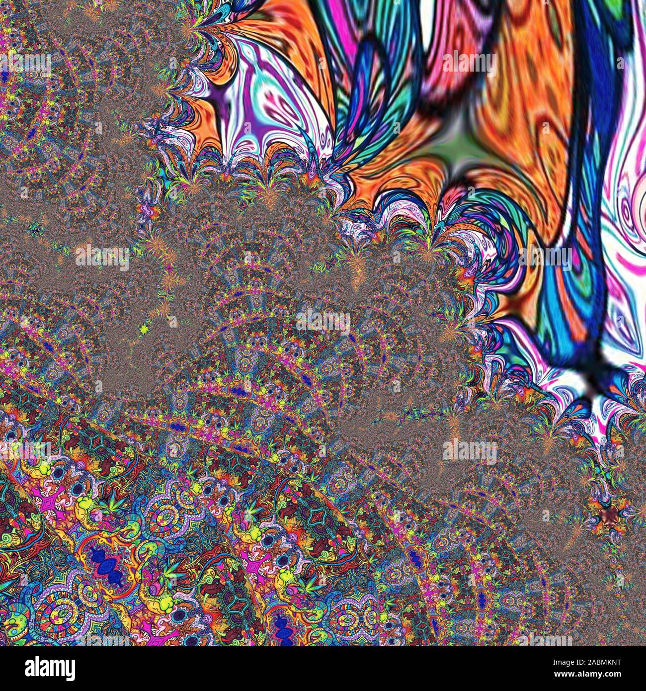 COLORFUL LSD WALLPAPERS Stock Photo - Alamy