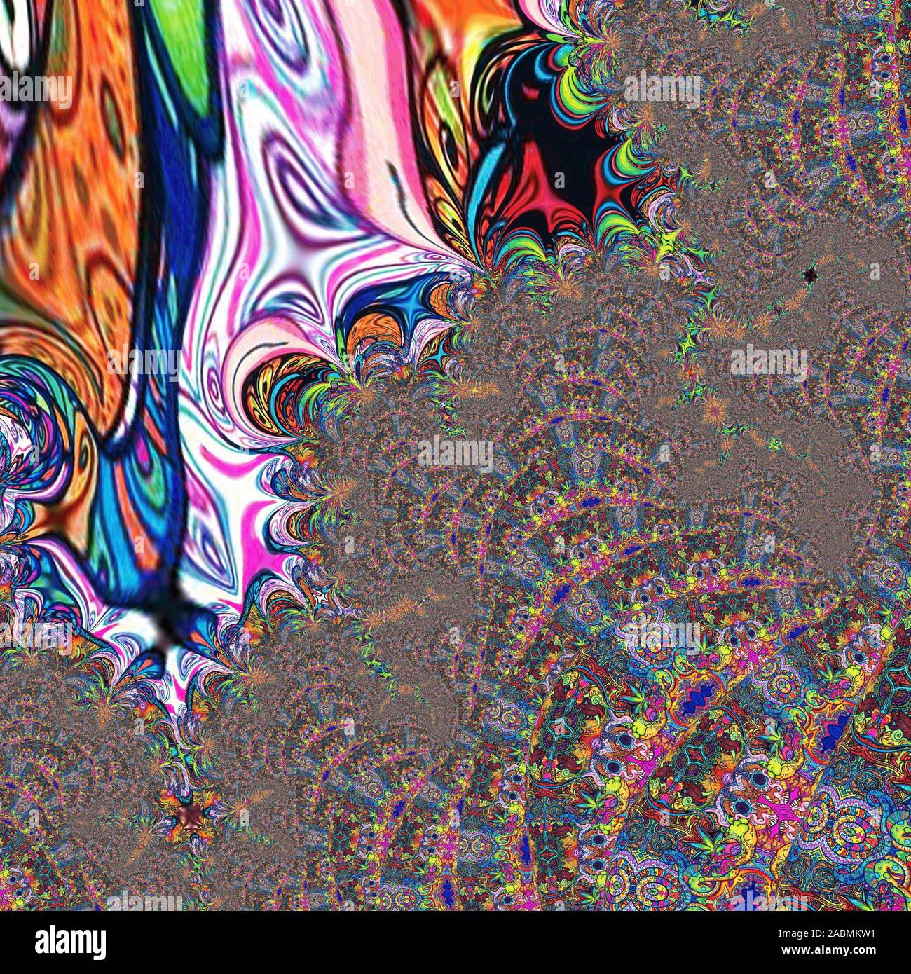 COLORFUL LSD WALLPAPERS Stock Photo - Alamy