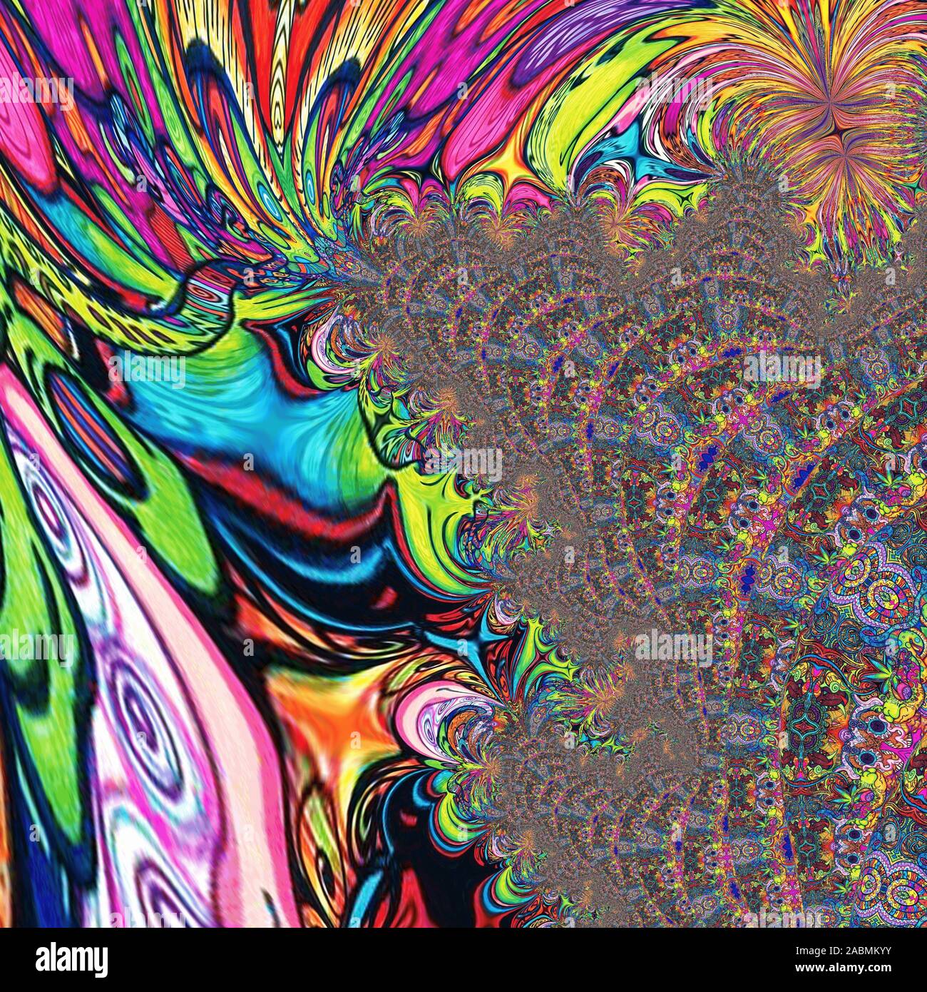 COLORFUL LSD WALLPAPERS Stock Photo - Alamy