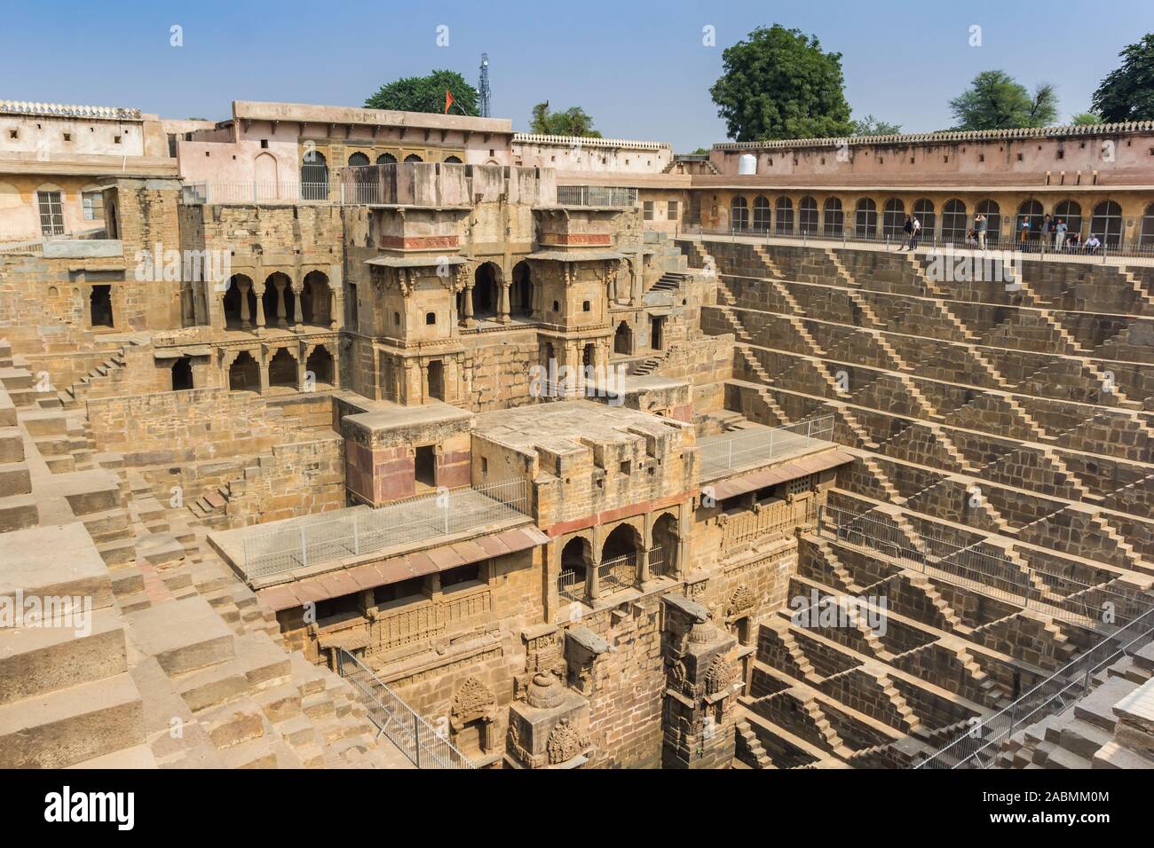 Chand Baori stepwell in Abhaneri village, India Stock Photo - Alamy