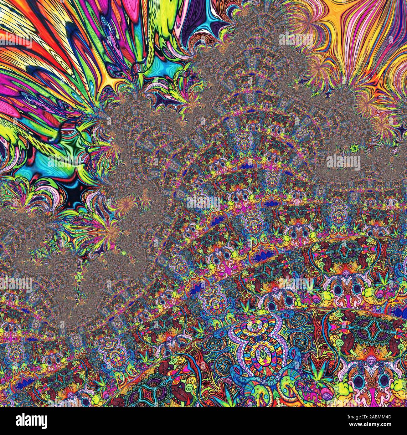 COLORFUL LSD WALLPAPERS Stock Photo - Alamy