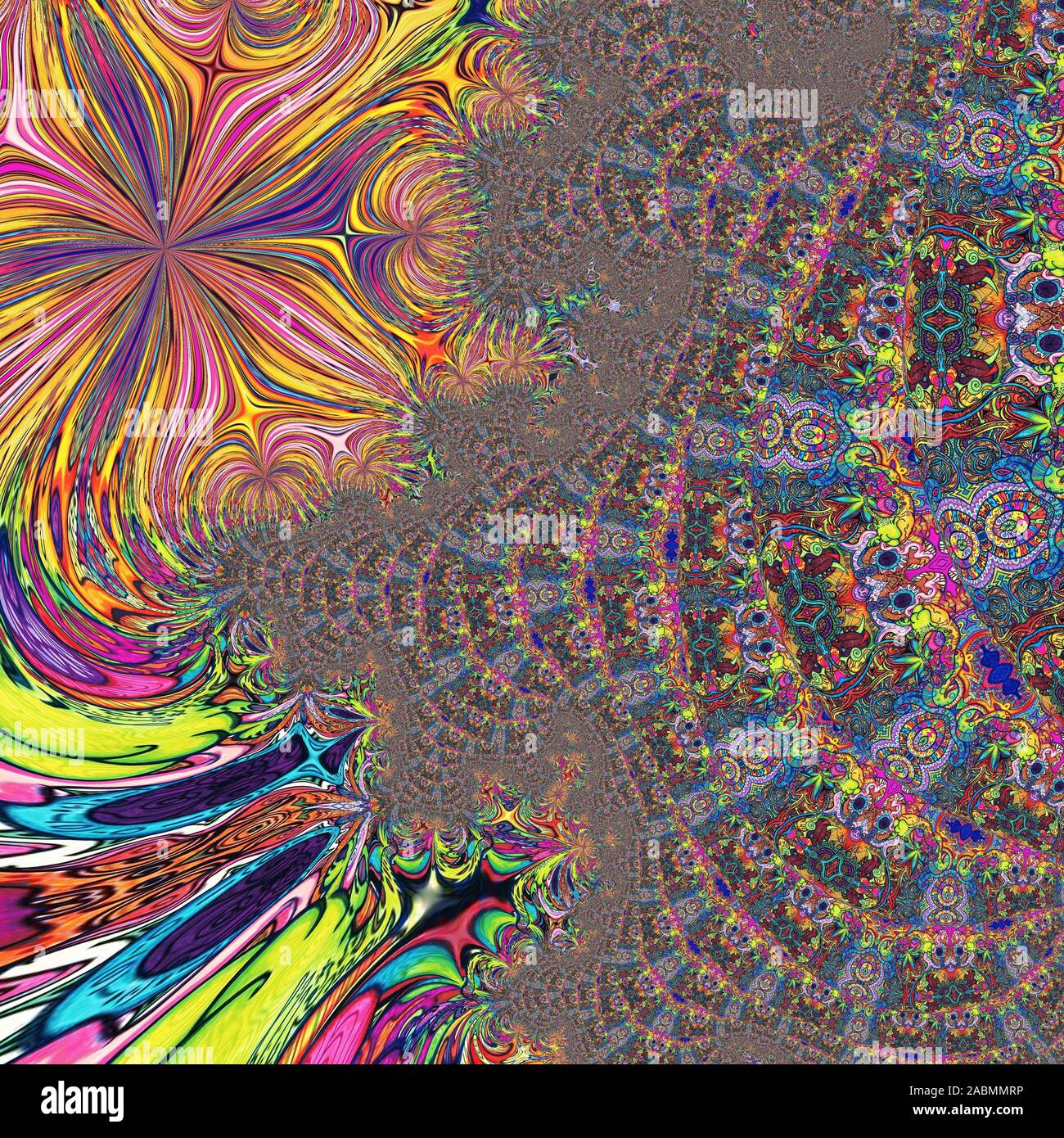 COLORFUL LSD WALLPAPERS Stock Photo - Alamy