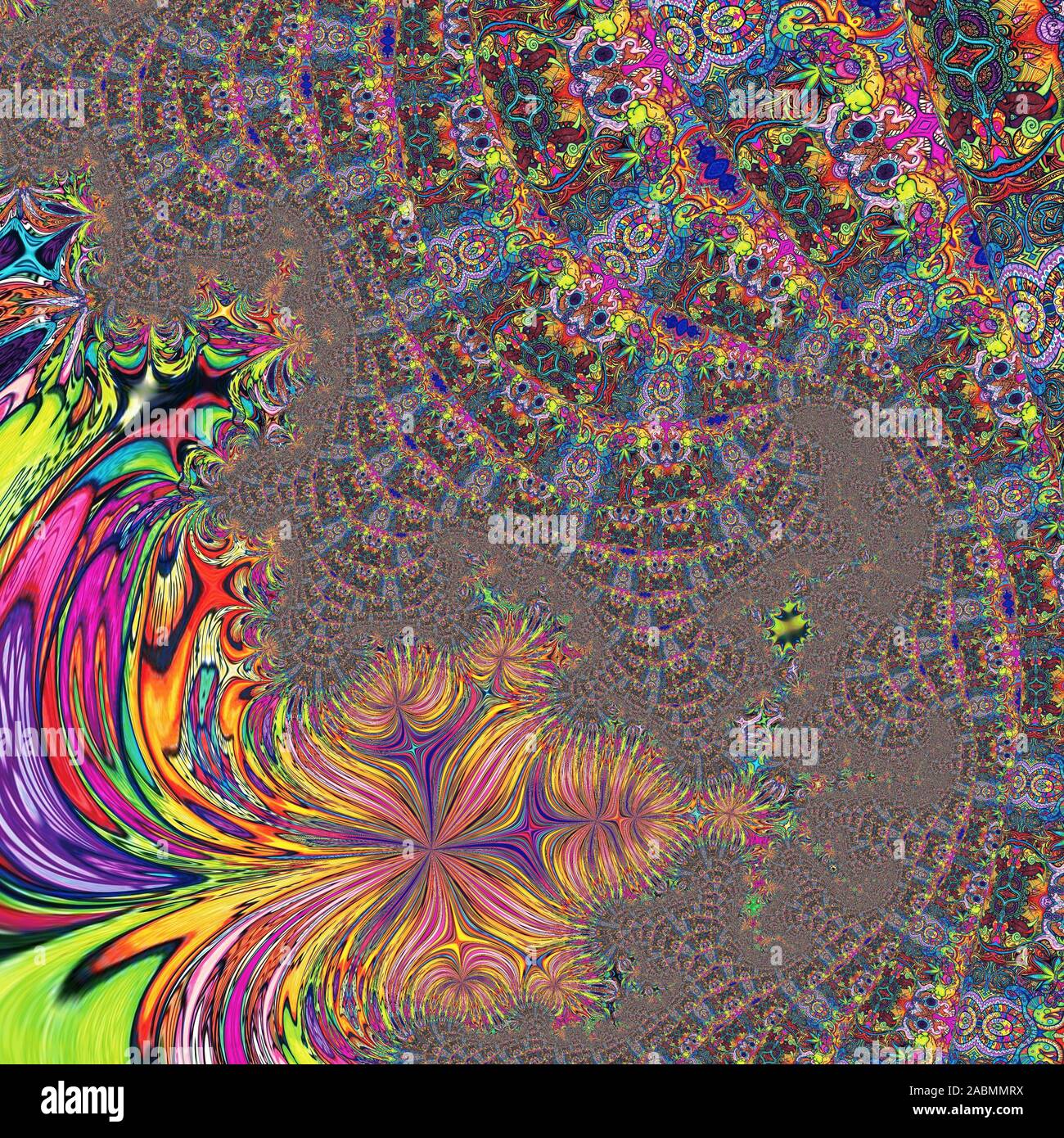 COLORFUL LSD WALLPAPERS Stock Photo - Alamy