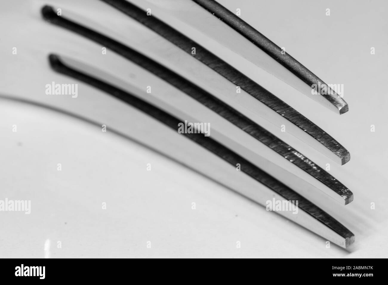 Fork shadow food abstract hi-res stock photography and images - Alamy