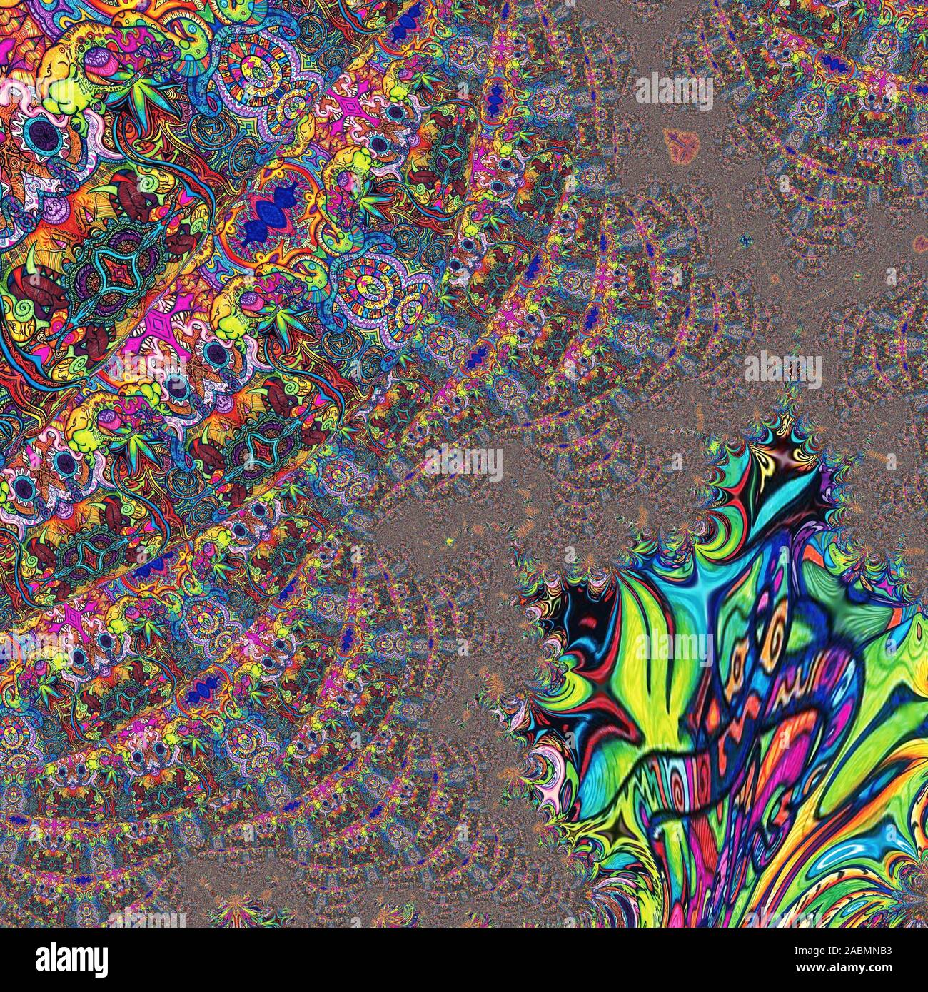 COLORFUL LSD WALLPAPERS Stock Photo - Alamy