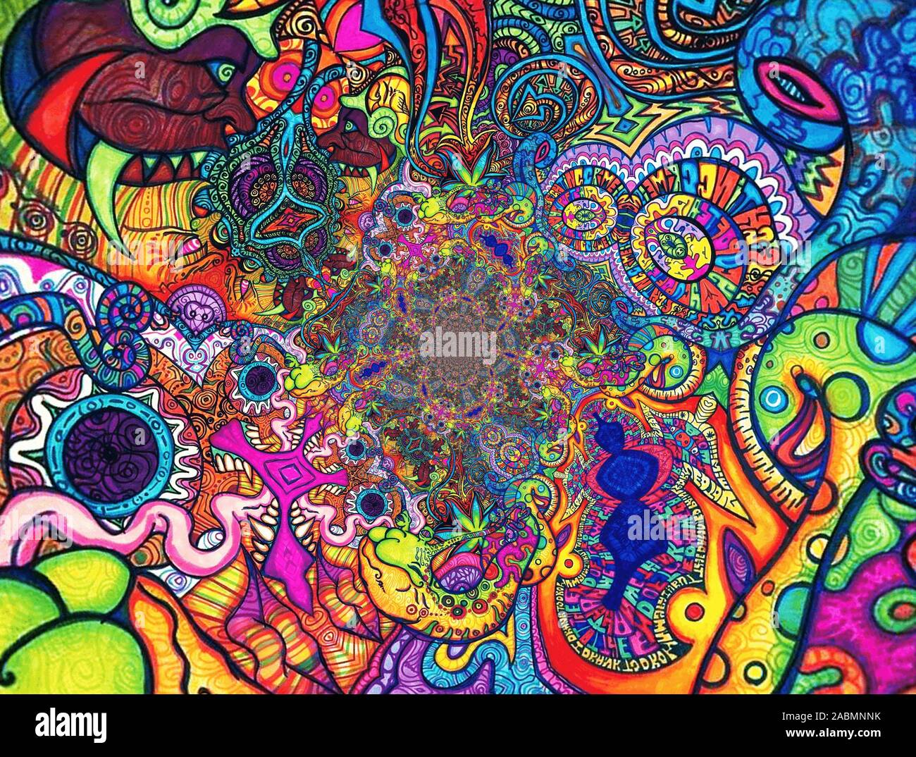 COLORFUL LSD WALLPAPERS Stock Photo - Alamy