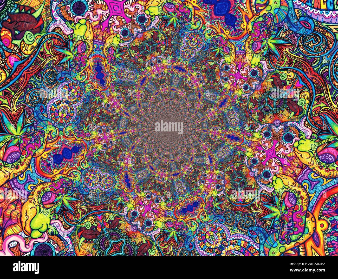 COLORFUL LSD WALLPAPERS Stock Photo - Alamy