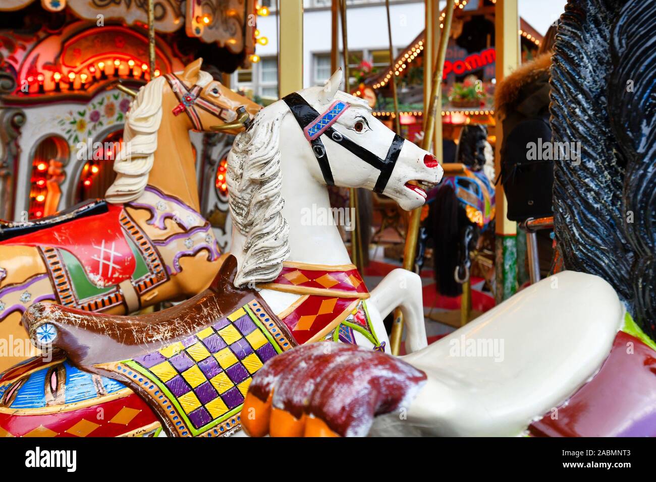 Antique carousel hi-res stock photography and images - Alamy