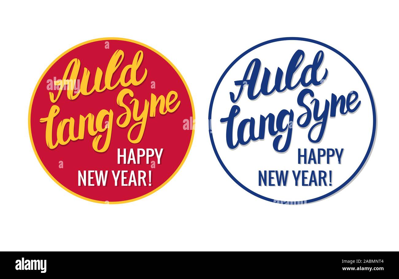Singing auld lang syne Stock Vector Images - Alamy