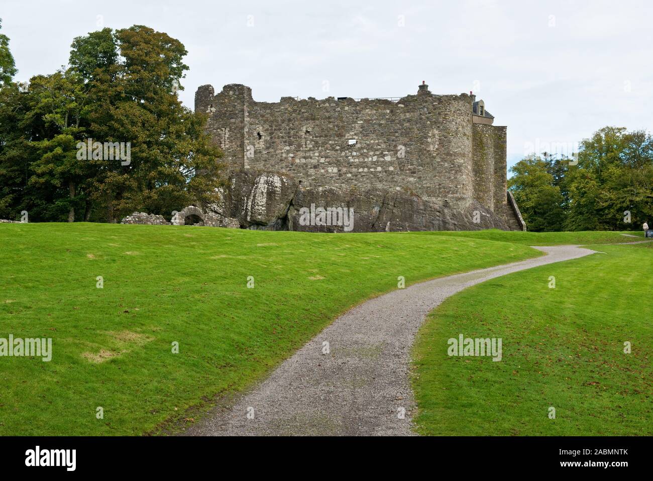 Dunstaffnage Castle. Historic Scotland. Built overlooking Firth of Lorn ...