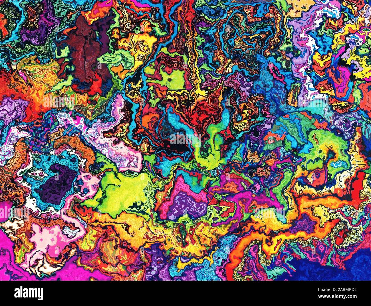 COLORFUL LSD WALLPAPERS Stock Photo - Alamy
