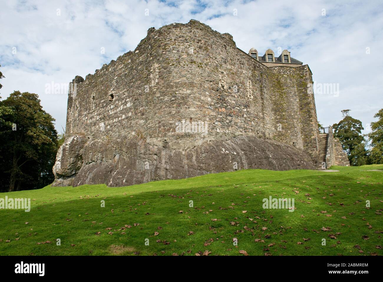 Dunstaffnage Castle. Historic Scotland. Built overlooking Firth of Lorn ...