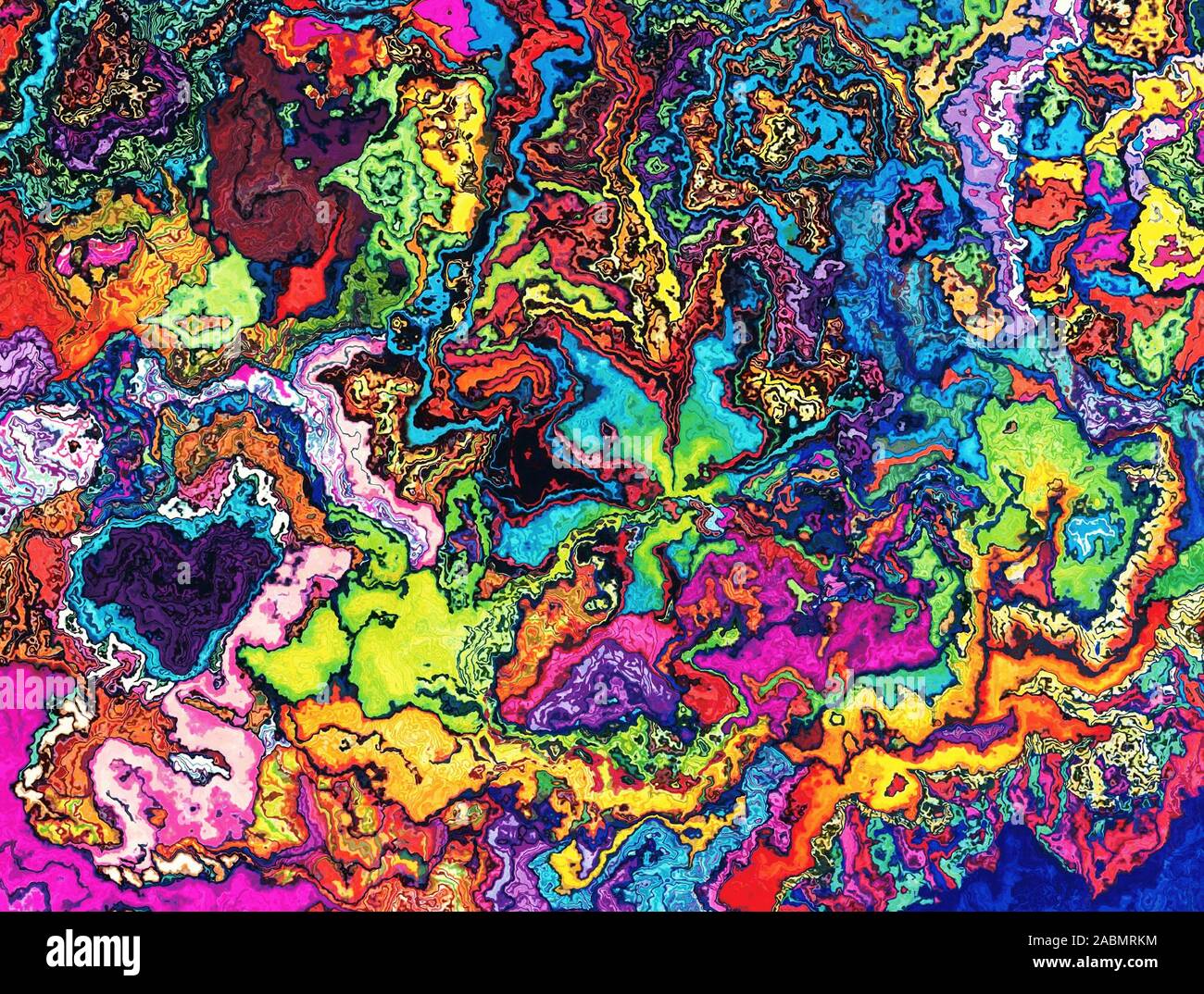 COLORFUL LSD WALLPAPERS Stock Photo - Alamy