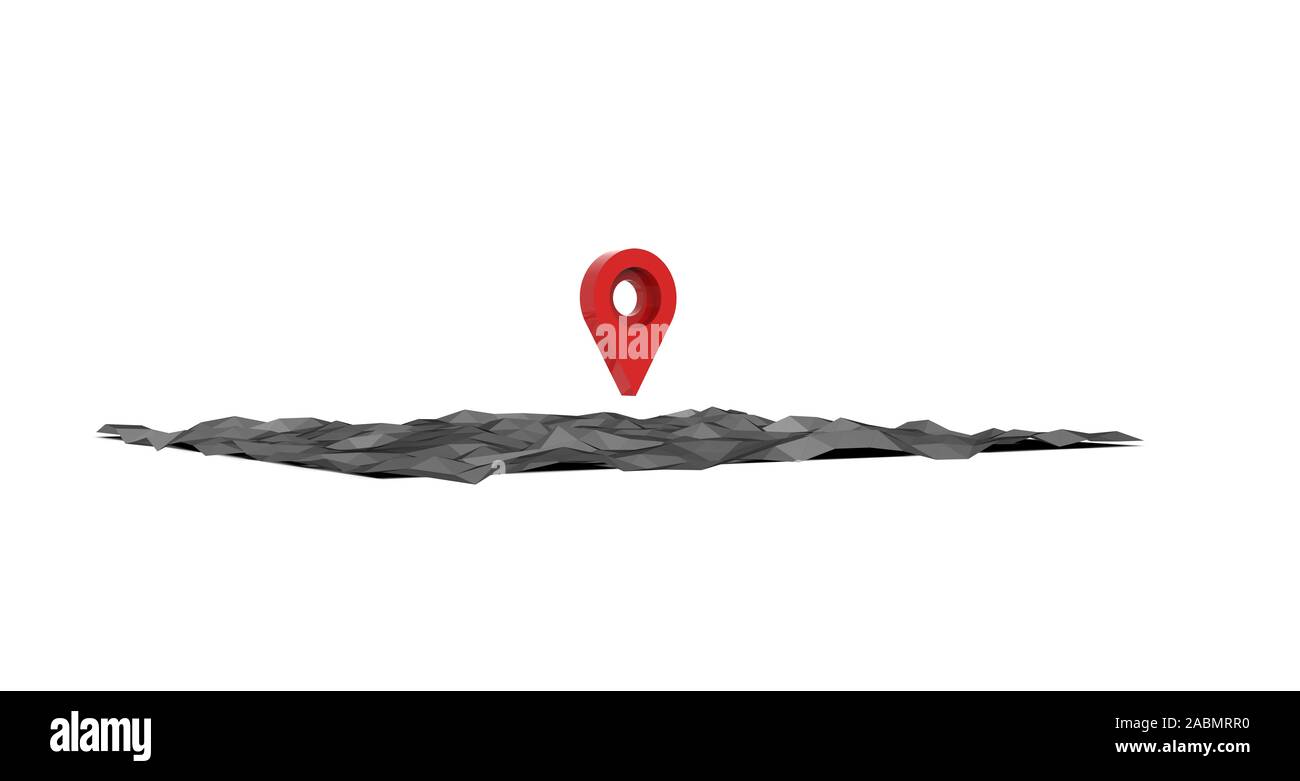 Point on map Cut Out Stock Images & Pictures - Alamy