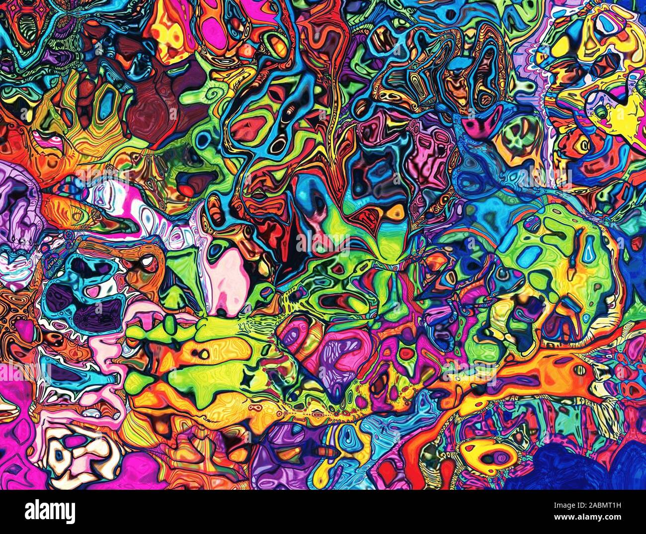 COLORFUL LSD WALLPAPERS Stock Photo - Alamy