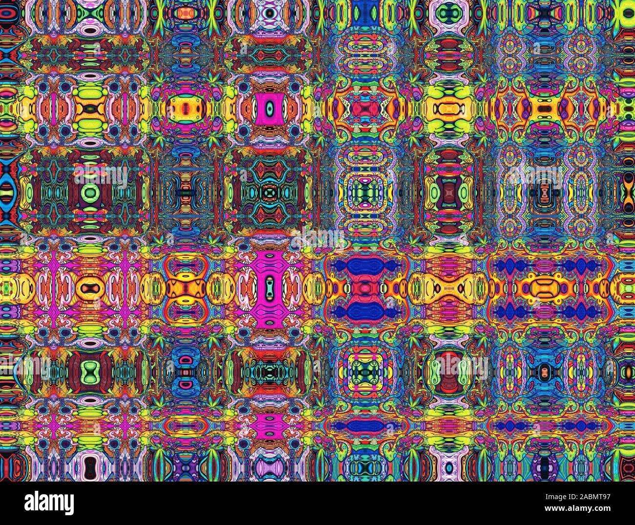 COLORFUL LSD WALLPAPERS Stock Photo - Alamy