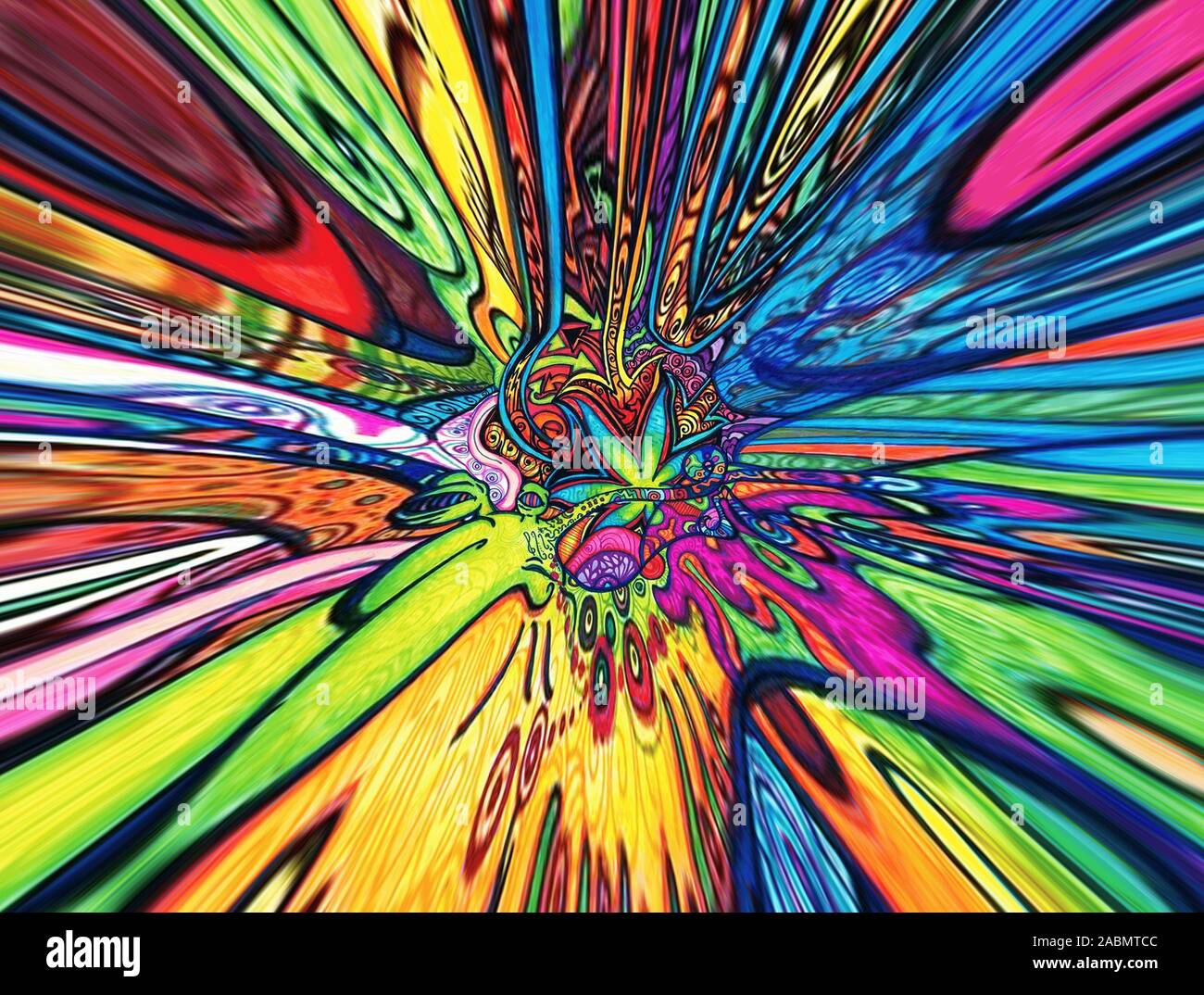 COLORFUL LSD WALLPAPERS Stock Photo - Alamy
