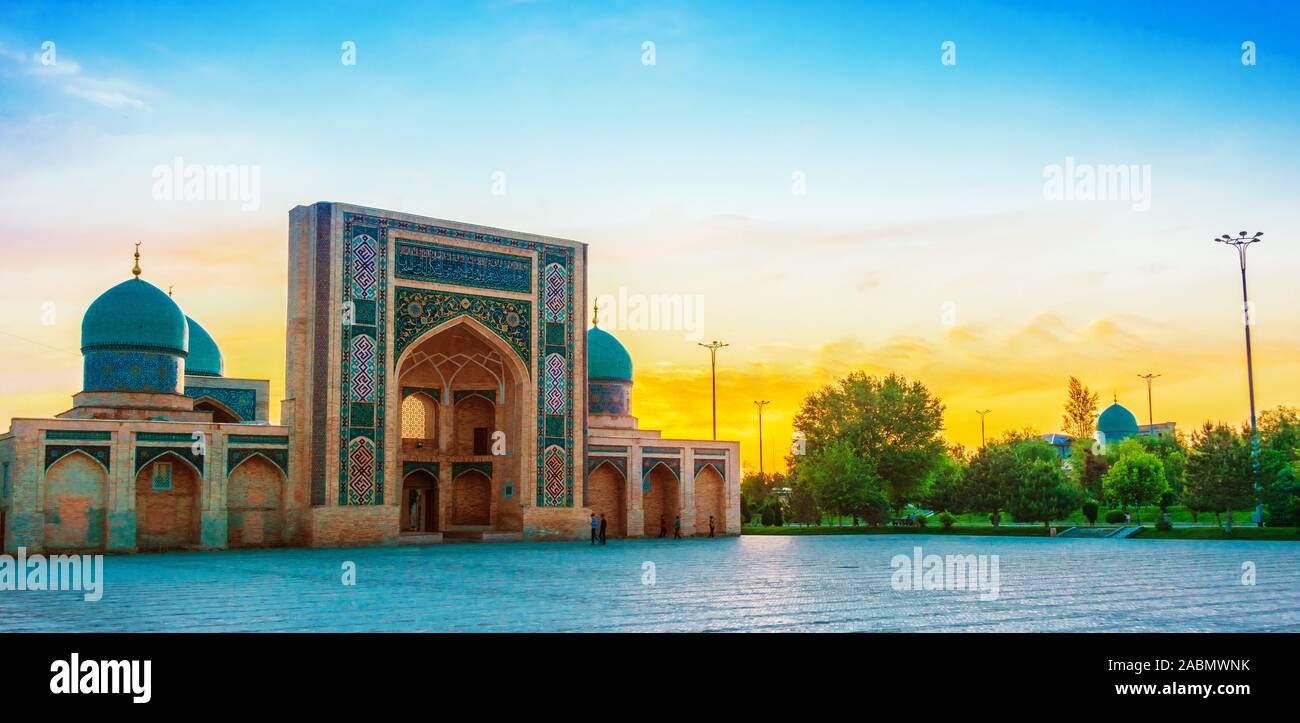 Khast Imam Mosque, major tourist destination in Tashkent, Uzbekistan ...