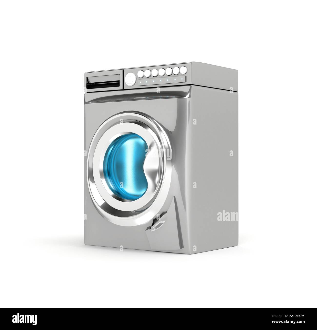 Washer. washing machine model.3d rendering, 3d illustration Stock Photo ...