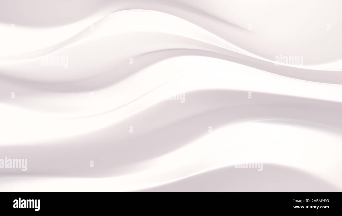 White elegant background with drapery cloth. 3d rendering, 3d illustration Stock Photo - Alamy