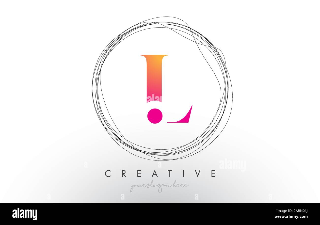 Letter l around Stock Vector Images - Alamy